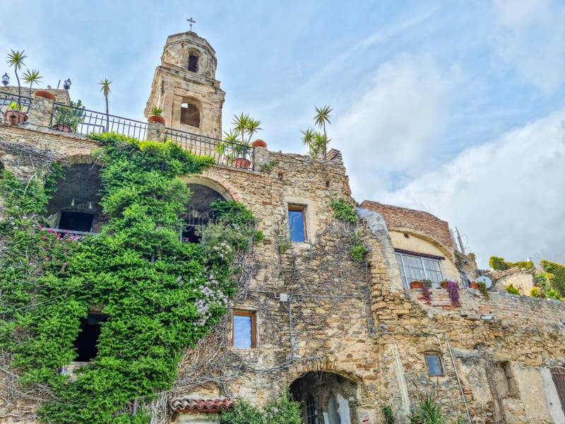 The Ghost Town of Bussana Vecchia Stock Image - Image of european ...