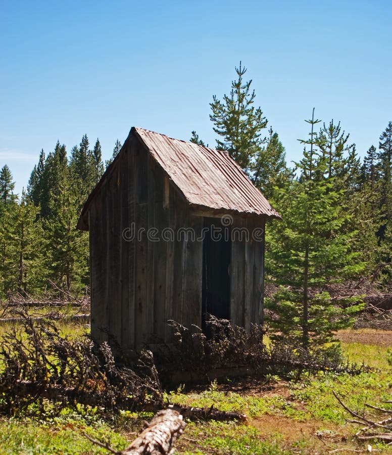 Ghost Town Outhouse stock photo. Image of privy, ghost - 25920318