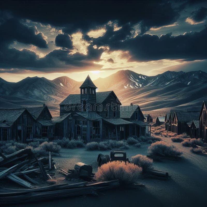 Ghost Towns Entire Towns Remain Intact but Empty Preserved As Ee Stock ...