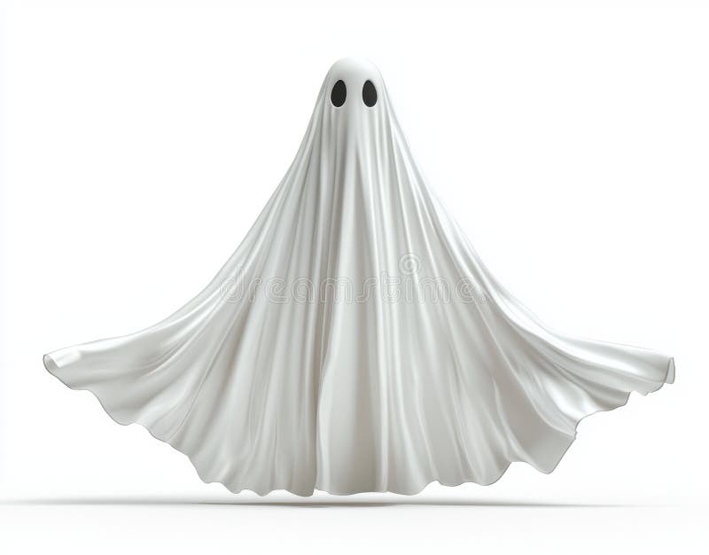 Ghost on Transparent Background. an Abstract Element. PNG. Creating an ...