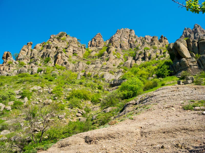 Ghost valley landscape stock photo. Image of relief, mountain - 35846244