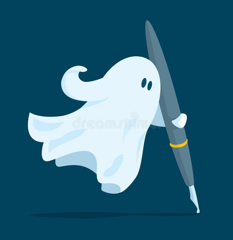 Floating Ghost Writer Stock Illustrations – 3 Floating Ghost Writer ...