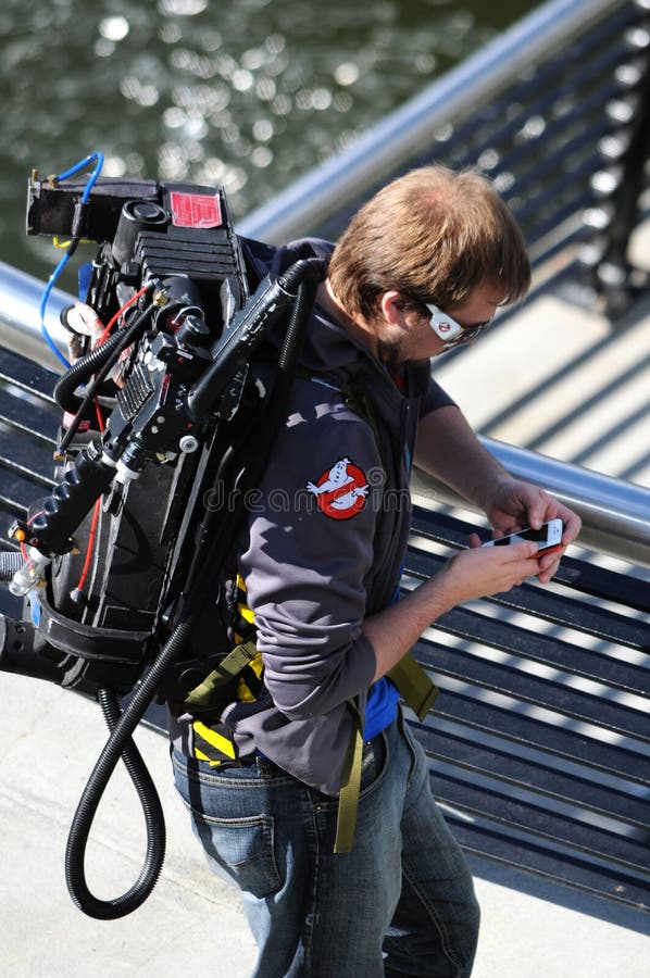Ghostbuster editorial stock image. Image of cell, weapon - 31419064