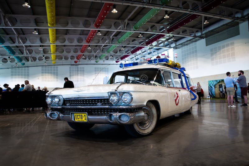 Ghostbusters Ecto 1 Car Prop at Comic Con Editorial Stock Photo - Image ...