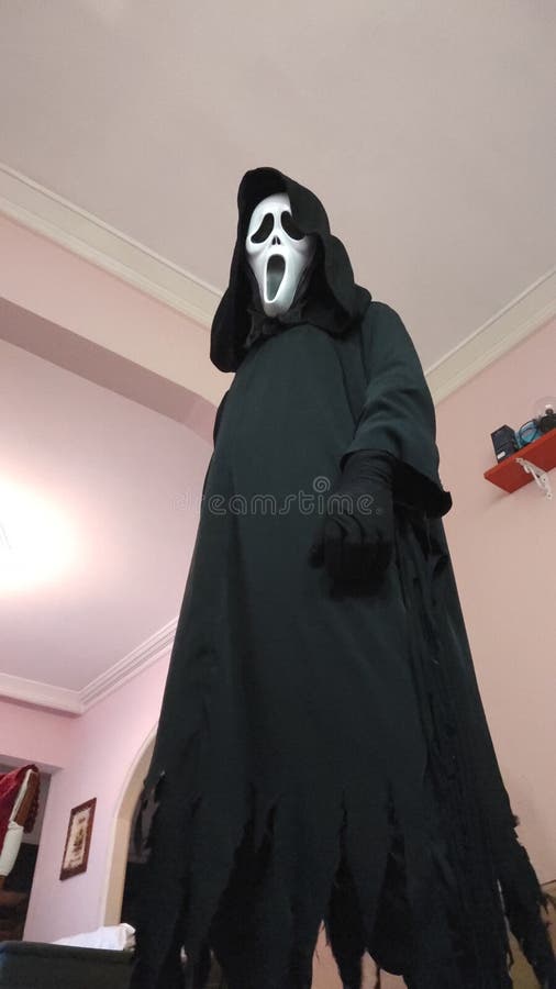 Ghostface is Looking Down at You Stock Photo - Image of viewer ...