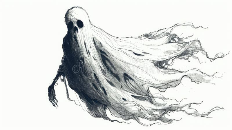 Ghostly apparition stock image. Image of dark, eerie - 377860025