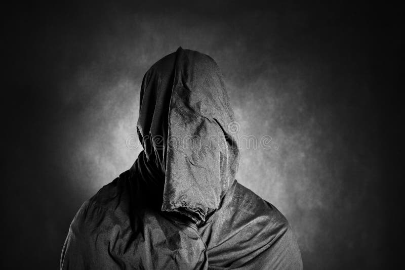 Ghostly figure in the dark stock image. Image of grim - 97802035