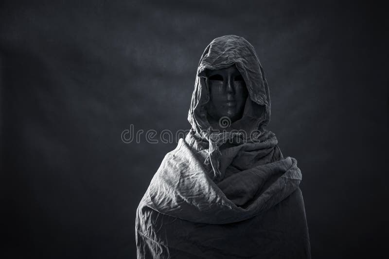Ghostly figure in the dark stock image. Image of creepy - 135864301