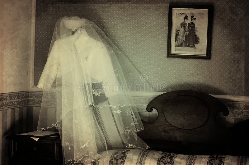 Ghostly wedding room stock photo. Image of party, sunday - 13775024