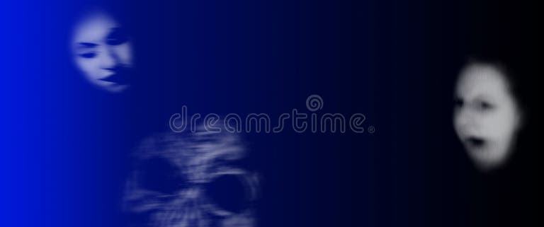 Ghosts banner stock illustration. Illustration of header - 6210025