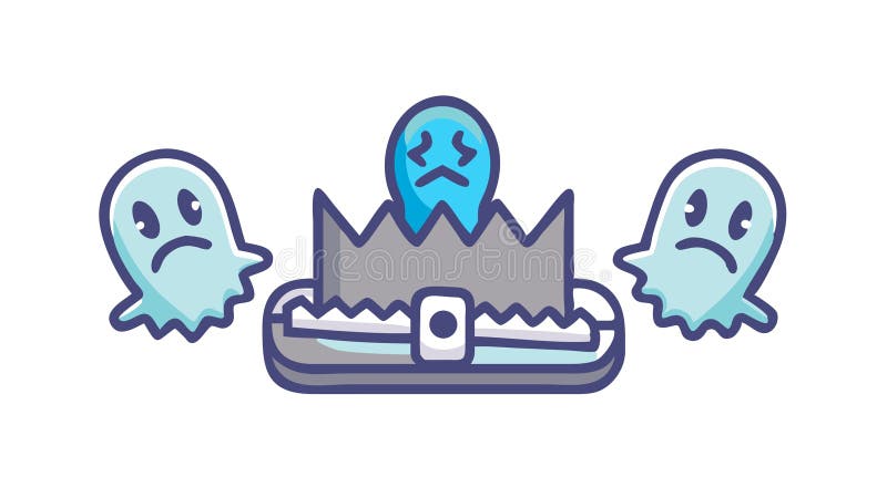 Ghosts on a Broken Crown, Fallen Kingdom Vector Concept, Vector Design ...