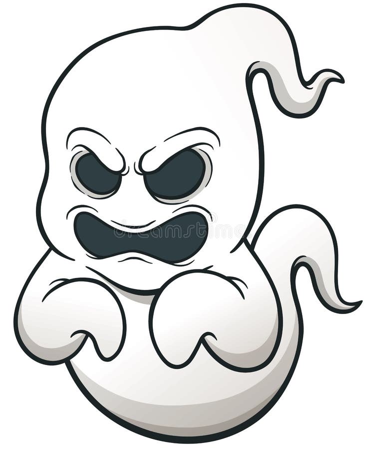 Ghost cartoon stock vector. Illustration of character - 37762499