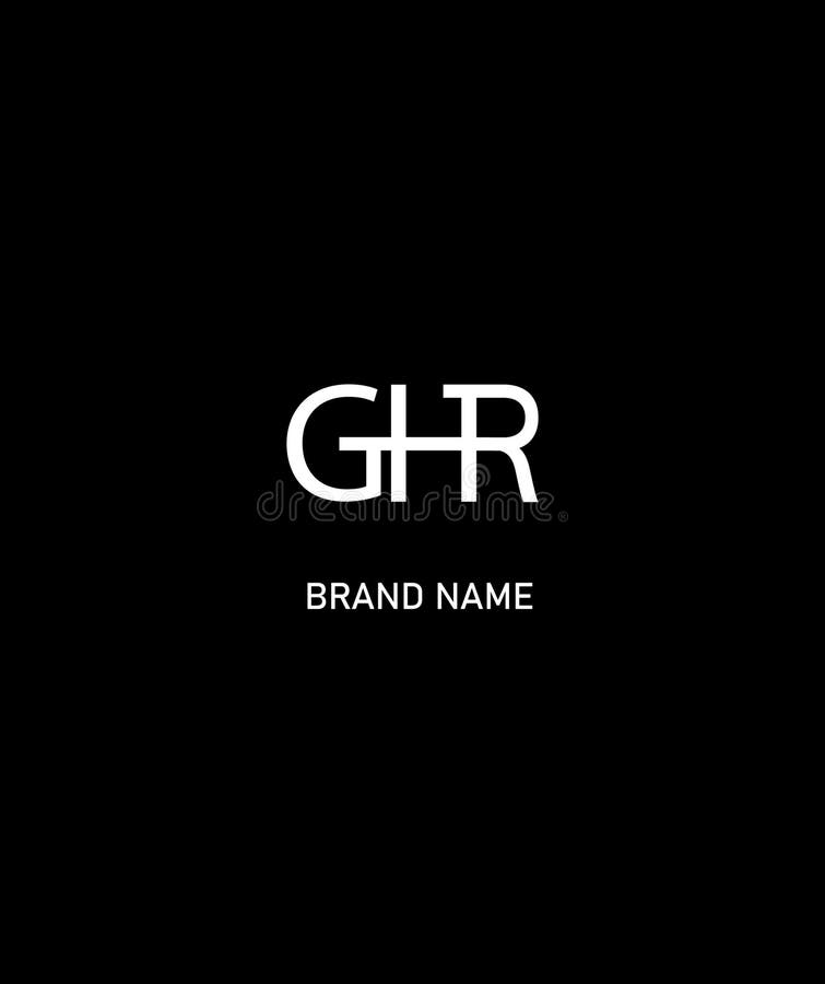 GHR Letter Logo Design. GHR Creative Initials Letter Logo Concept. GHR ...