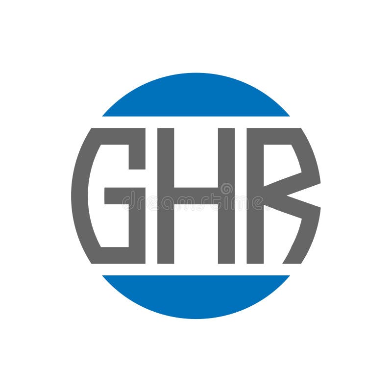 GHR Letter Logo Design on White Background. GHR Creative Initials ...
