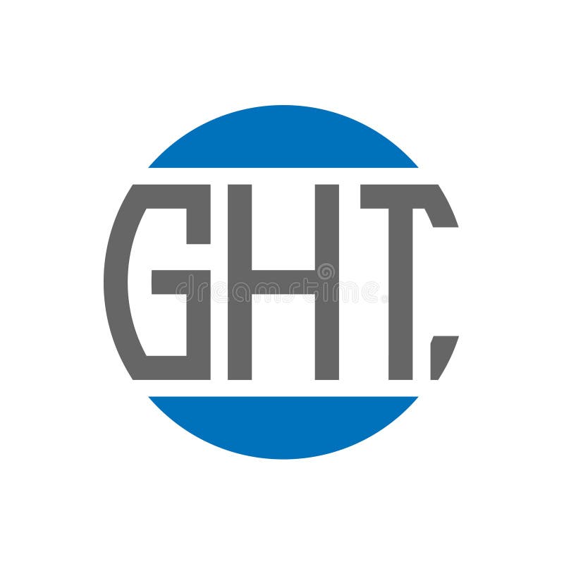 GHT Letter Logo Design on White Background. GHT Creative Initials ...