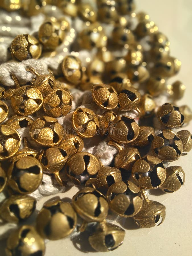 Ghungroo Para La Danza Clásica India. Imagen de archivo - Imagen de ...