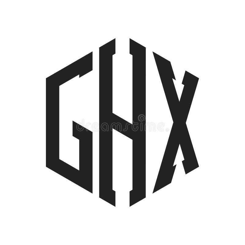 GHX Logo Design. Initial Letter GHX Monogram Logo Using Hexagon Shape ...