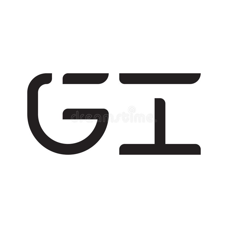 Gi Initial Letter Vector Logo Icon Stock Vector - Illustration of ...