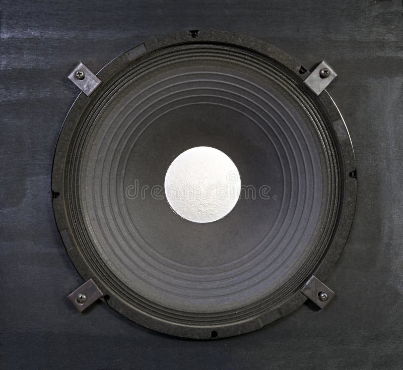 Giant Grunge Bass Speaker Cabinet Stock Image - Image of mega, retro ...