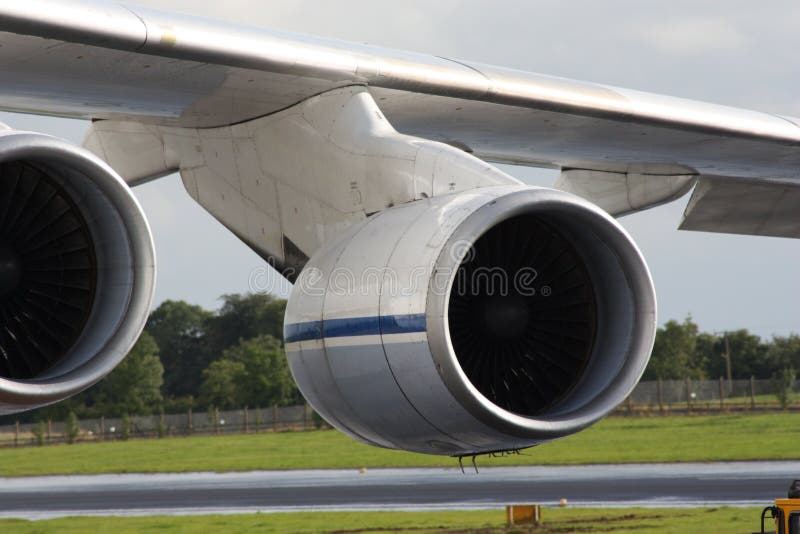 Giant Aircraft Engine stock image. Image of metal, aircraft - 121354133
