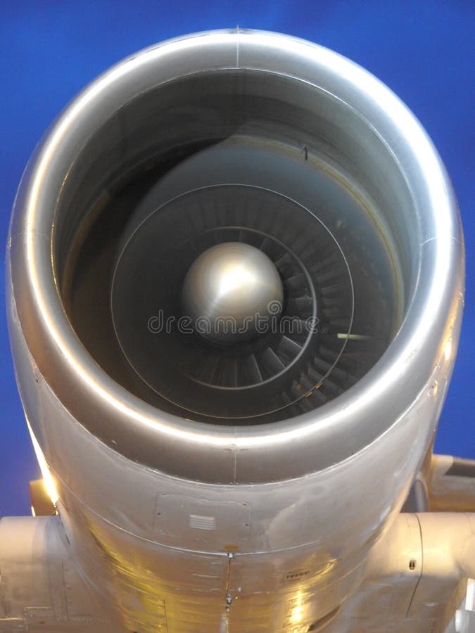 Giant Aircraft Engine stock image. Image of motor, speed - 121353401