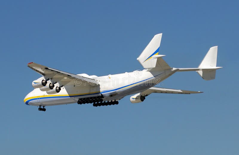 Giant airplane stock image. Image of airplane, heavy - 12978301