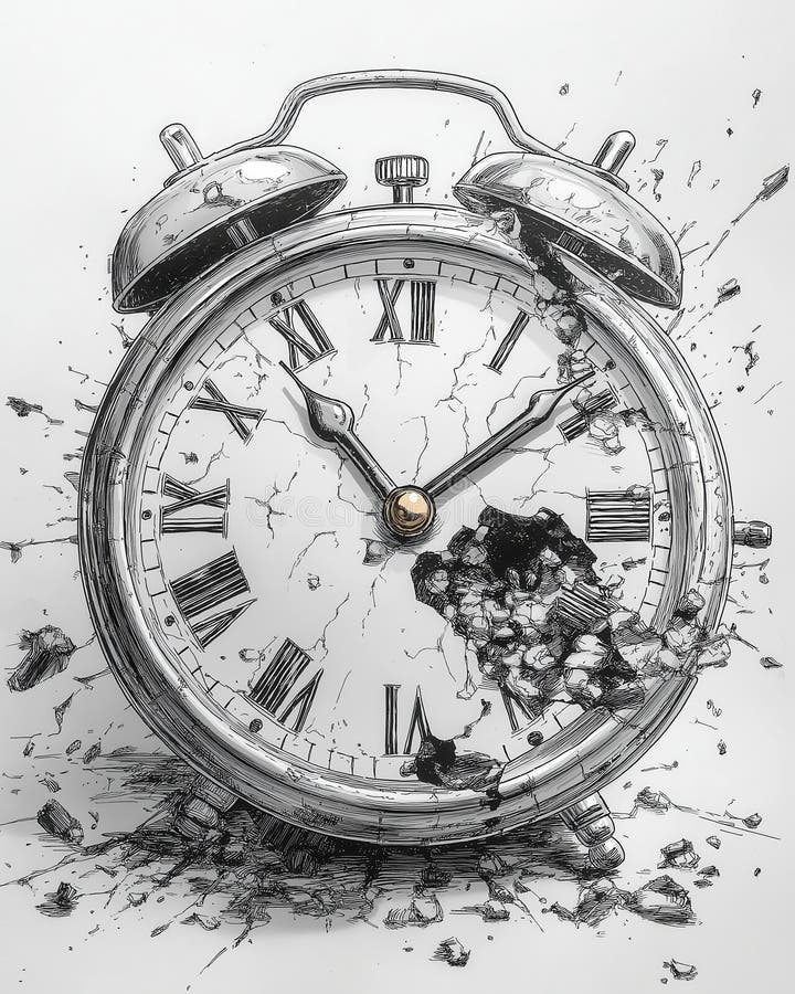 A Giant Alarm Clock Explodes, Creating a Spectacular Splash among the ...