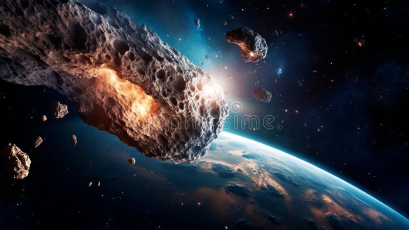 Asteroid Collision Course Earth Stock Photos - Free & Royalty-Free ...