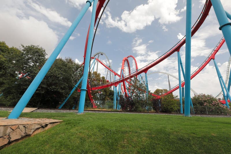 Giant Attraction `Roller Coaster`, Dead Loop, Barrel and Other ...