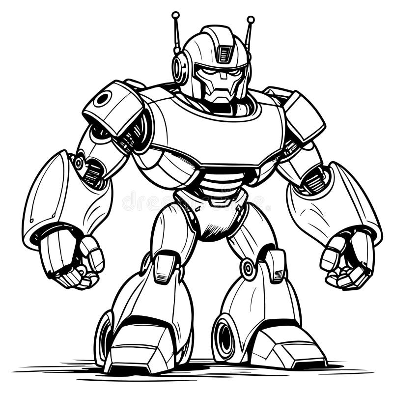 Giant Battle Robot Stock Illustrations – 343 Giant Battle Robot Stock ...