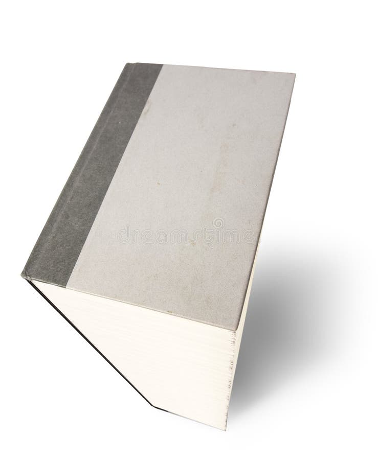Giant book on white stock image. Image of textbook, study - 13631375