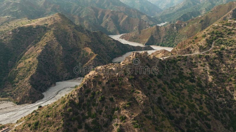 Giant Canyon in the Calabrian Mountains Stock Footage - Video of canyon ...