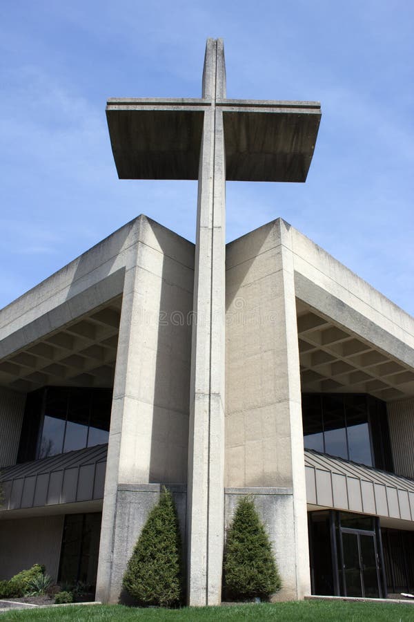 Giant Corner Christian Cross Stock Photo - Image of heaven, cross: 30494996