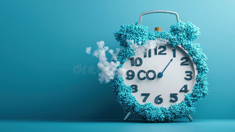 Giant Clock Design Using Co2 Molecules with the Numbers Replaced by the ...