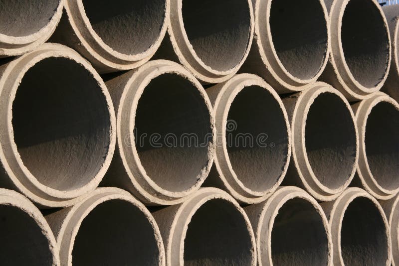 Giant concrete pipes stock photo. Image of concrete, rows - 5223512