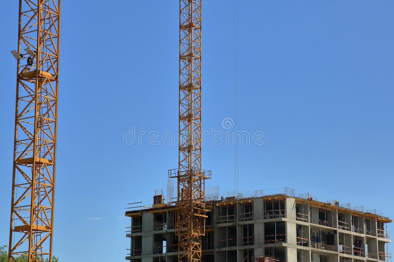 Giant construction crane stock photo. Image of construction - 148505528