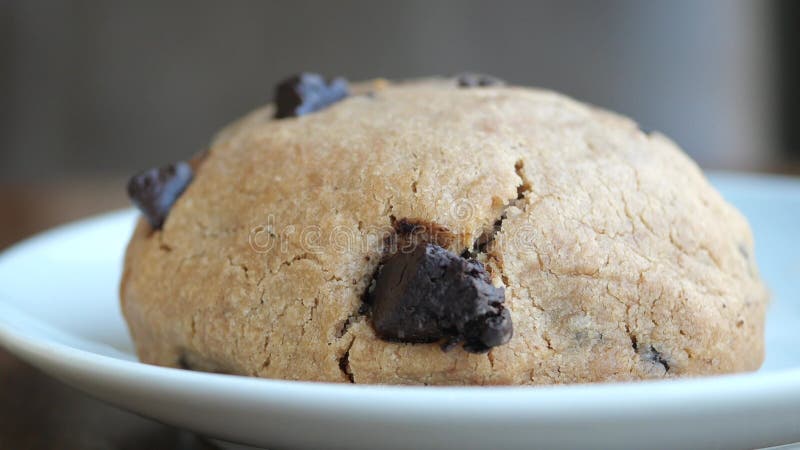 Giant Cookie Baking Process in a Cozy Kitchen Stock Video - Video of ...