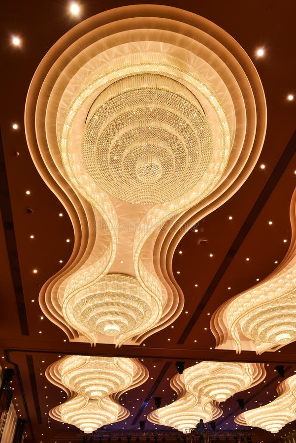 Giant ceiling led screen stock photo. Image of circular - 52658516