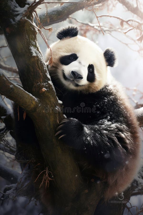 Funny panda bear8 stock photo. Image of endangered, nature - 302107894
