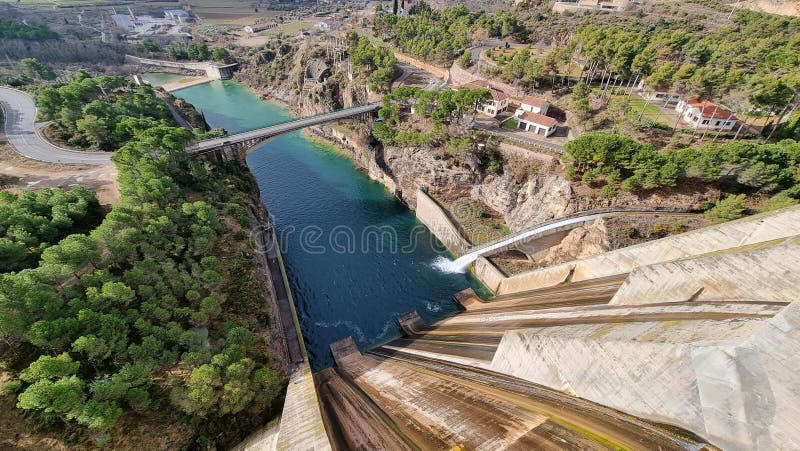 Giant dam in Spain stock image. Image of spain, giant - 209122955