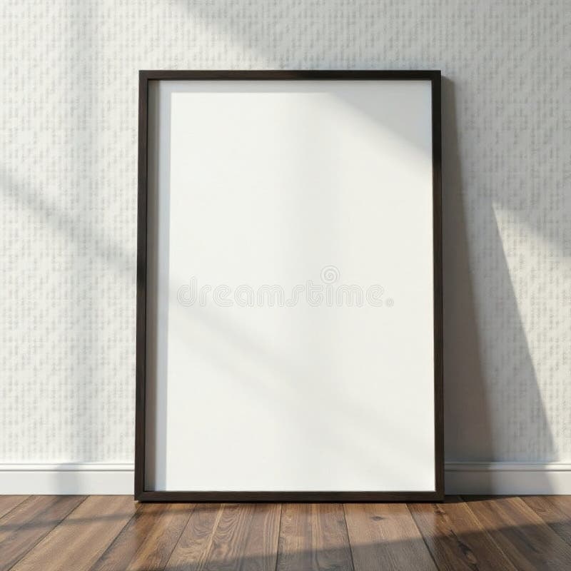 Giant Empty Picture Frame Against Textured Wall, Giant, Abstract Stock ...