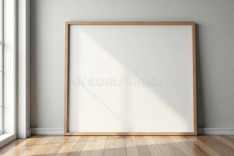 Giant Empty Picture Frame Against Textured Wall, Blank, Abstract, Space ...