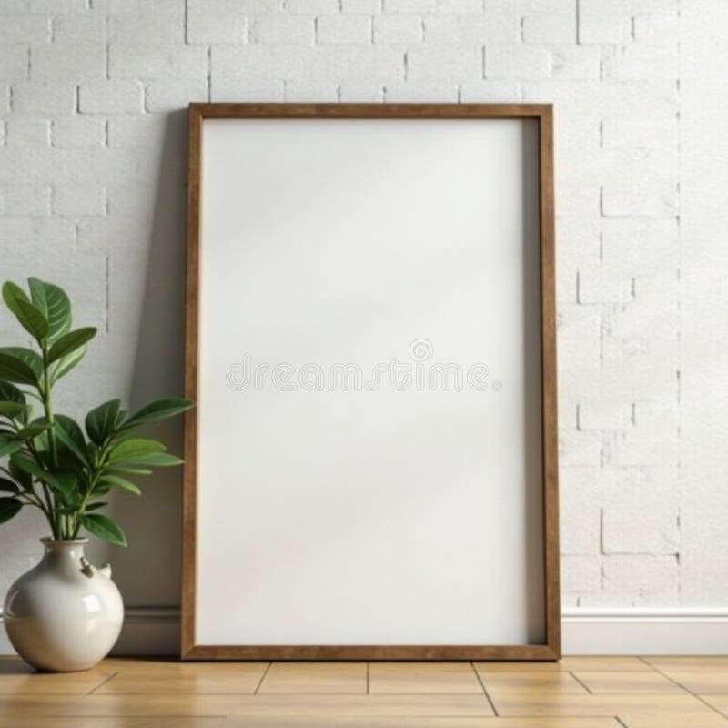Giant Empty Picture Frame Against Textured Wall, Hanging, Wall Stock ...