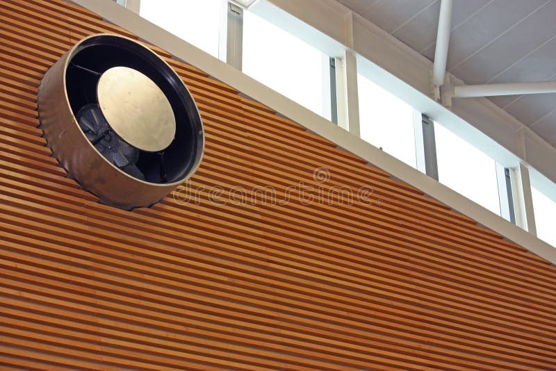 Giant exhaust fan stock image. Image of metal, conditioning - 6213465