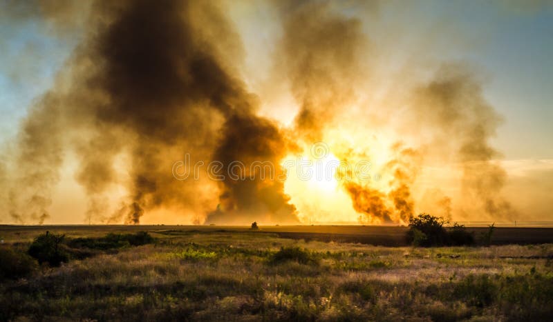 Giant explosion stock photo. Image of flame, detonation - 11655416
