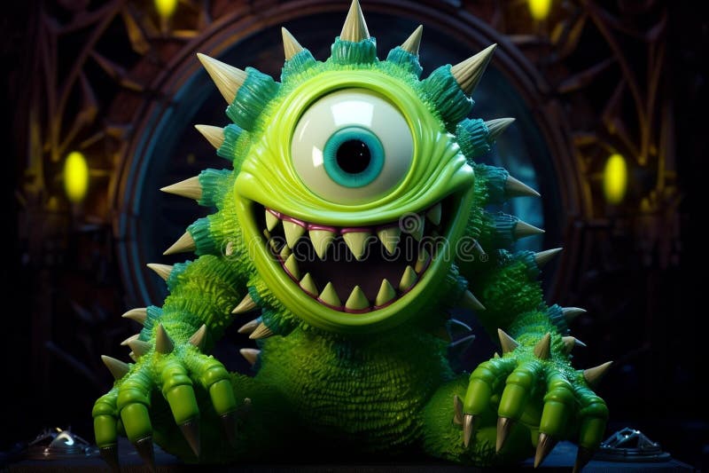 A Giant Extraterrestrial Creature Looking into the Camera with a ...