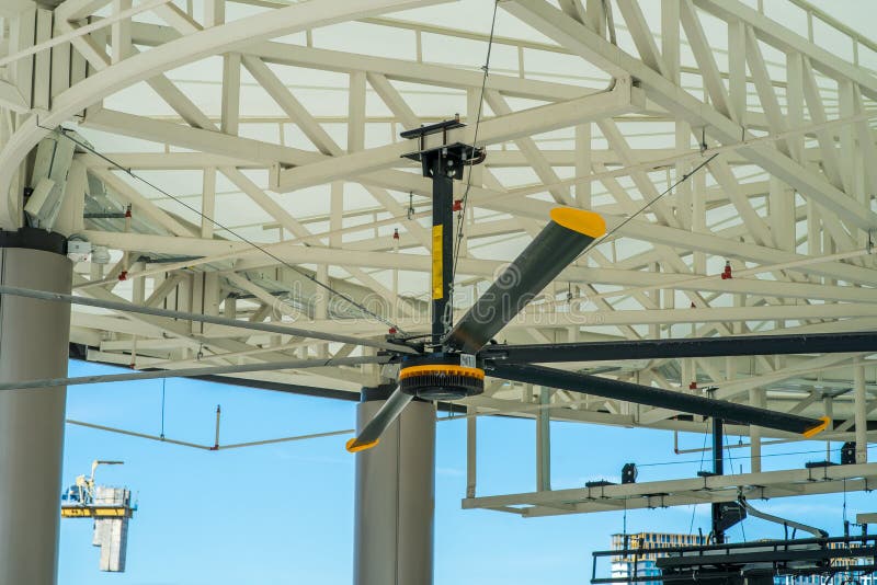 Giant Ventilation Fans on Roof Top Editorial Photography - Image of ...