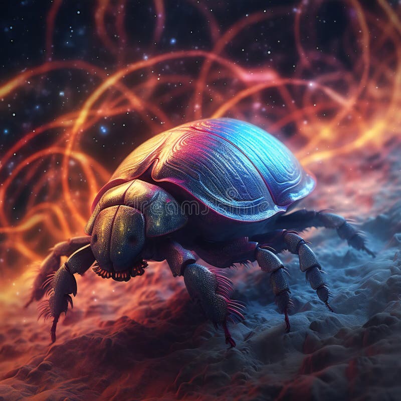 Giant fantasy bug stock illustration. Illustration of nature - 279881964