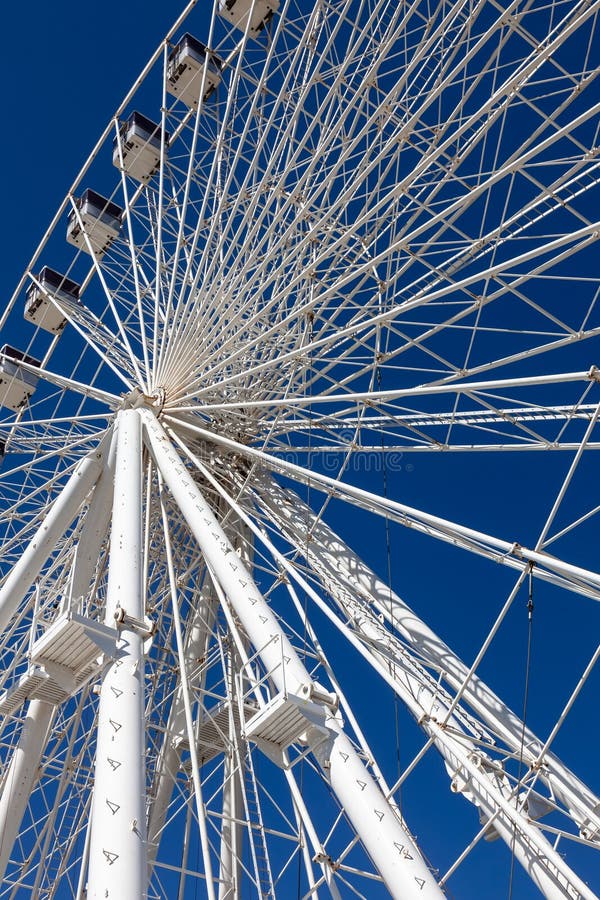 Giant Ferris Wheel stock photo. Image of funfair, structure - 323716308