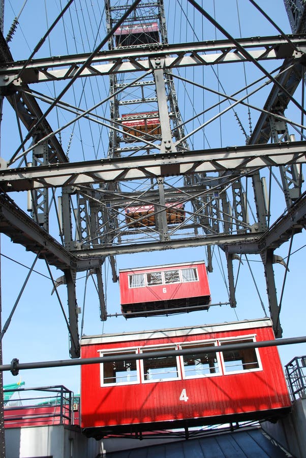 Giant Ferris Wheel in Vienna Stock Photo - Image of travel, austria ...